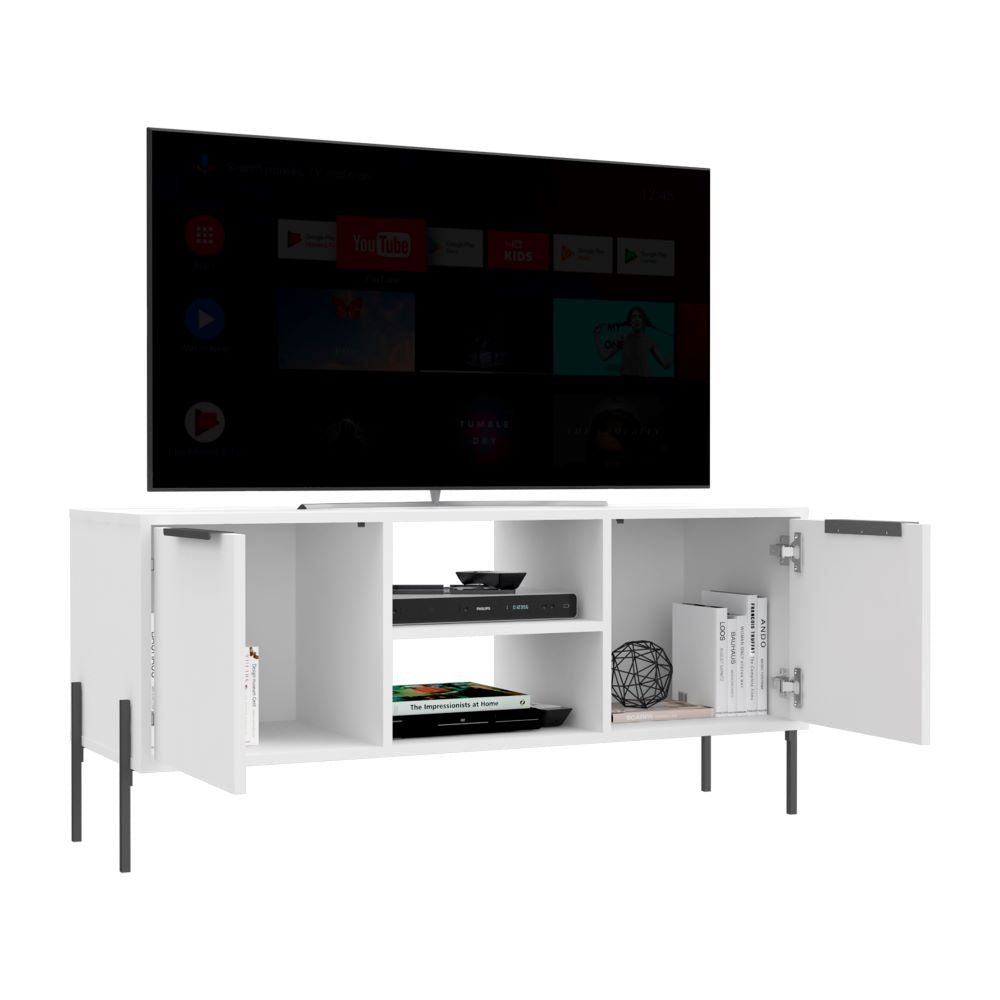 Rack para TV White Collection, Blanco, con capacidad para televisor de ...